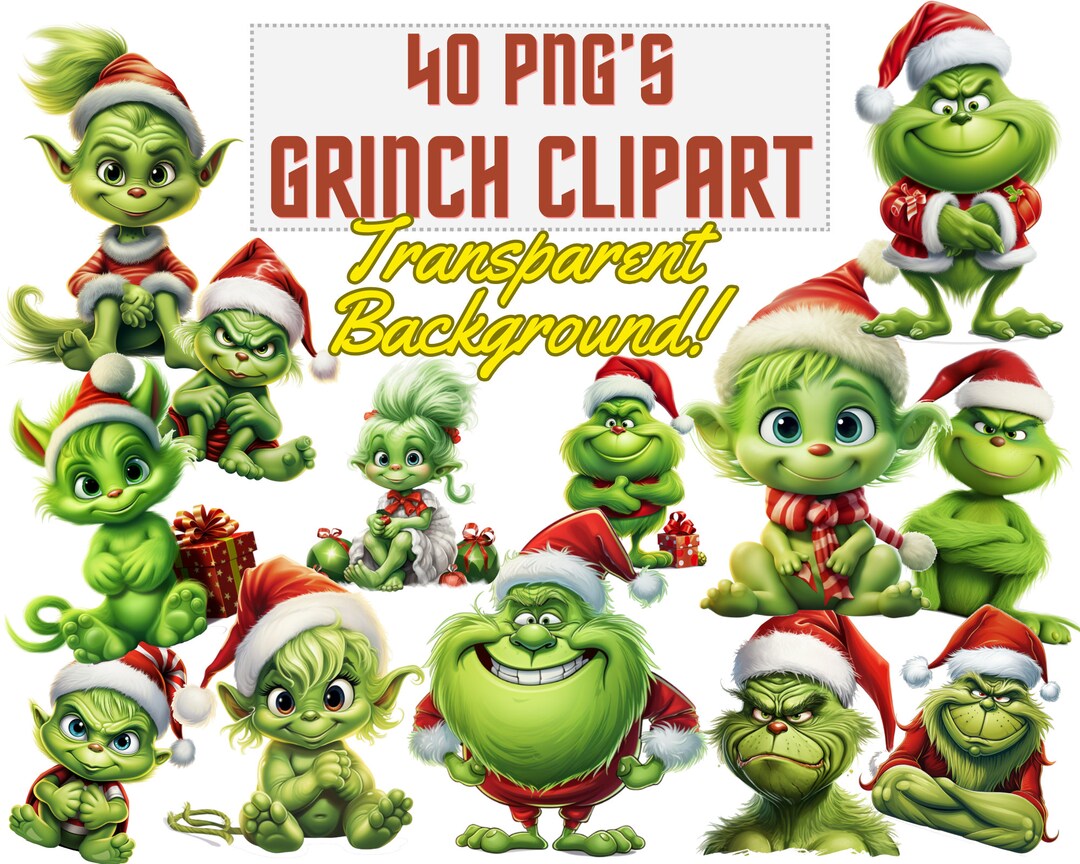 Christmas Grinches Grinch Clipart PNG Transparent, Baby Grinch ...