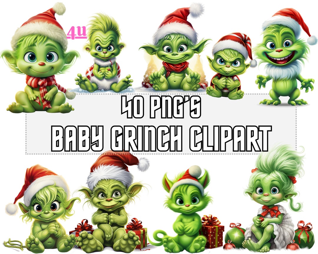 Christmas Grinches Baby Grinch Clipart PNG, Grinch Ornaments Clip Art ...