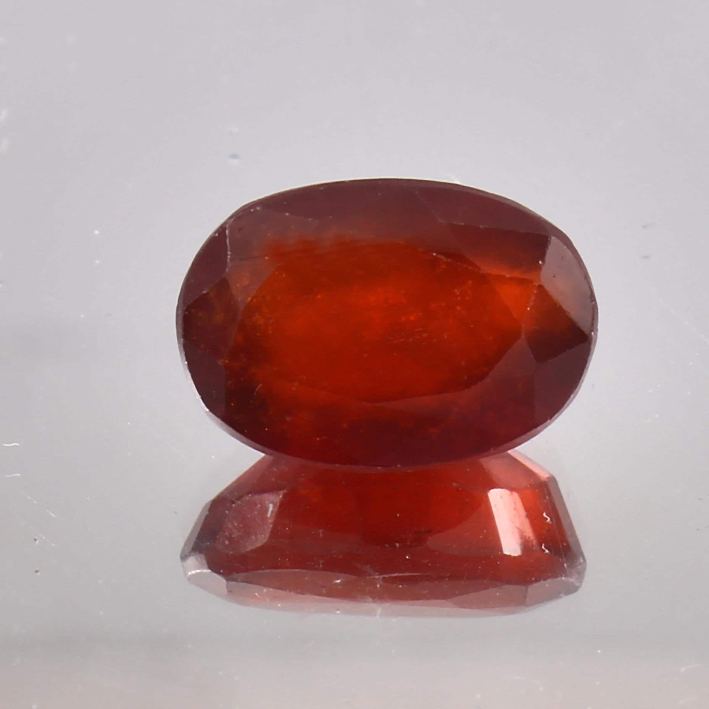 40%offnatural HESSONITE Garnet Gemstone Top Quality Hessonite Loose Gemstone Faceted Hessonite ...