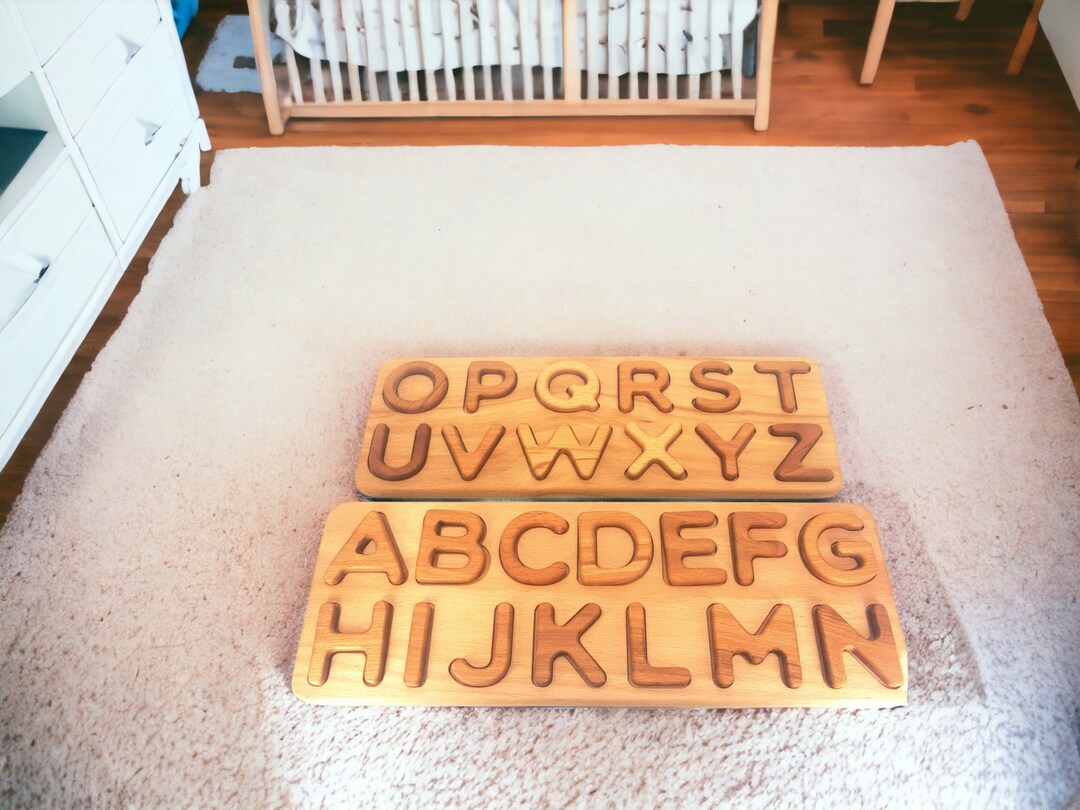 Educational Alphabet Puzzle for Kids as a Birthday Gift, Customizable ...