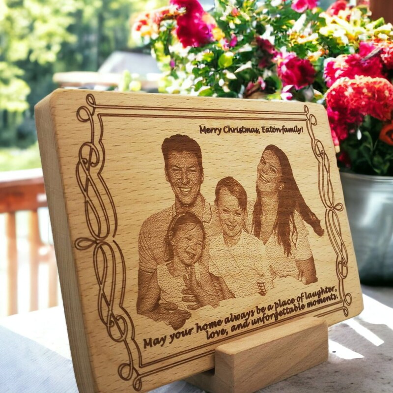Photo Engraved on Wood - Etsy