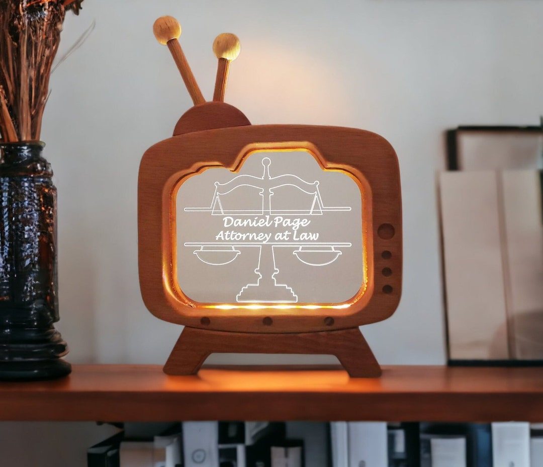 Personalized Table Lamp Gift to Lawyer for Christmas Birthday Gift ...