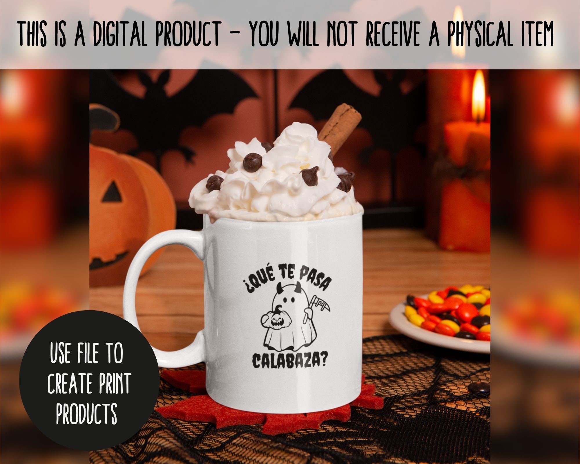 Que Te Pasa Calabaza Svg, Halloween Svg, Pumpkin, Latina SVG, Latino ...