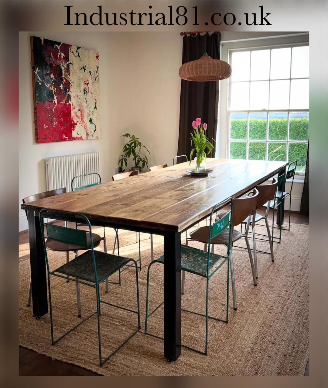 Boardroom Table Office Desk Rustic Bespoke Banquet Table - Etsy
