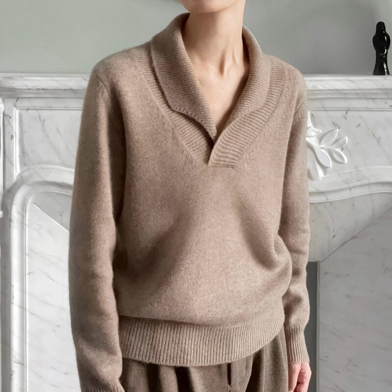 Sweater With Collar - Etsy