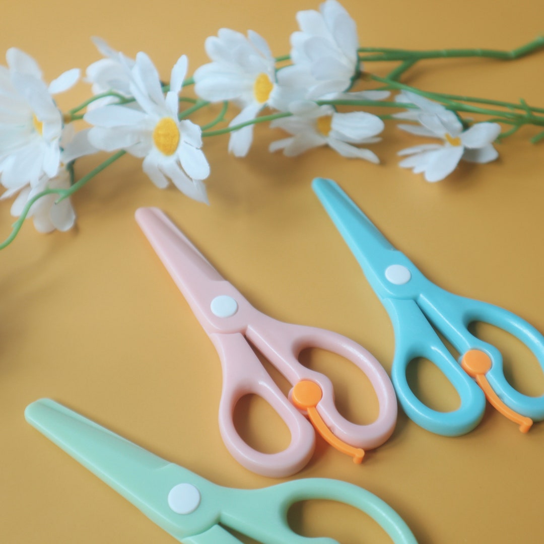 Pastel Safety Scissors Arts and Craft/journaling/scrapbooking Blunt Tip ...