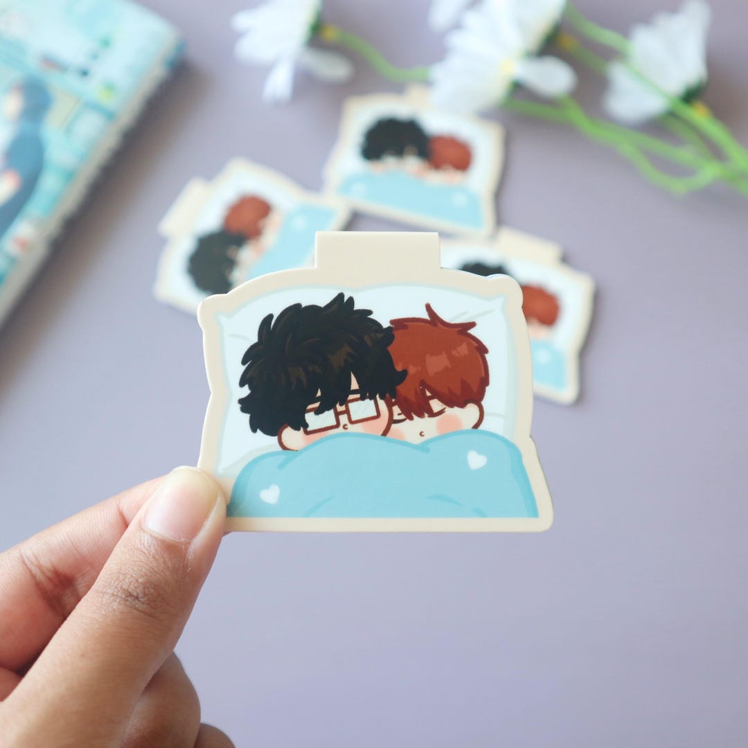 Manhwa Magnetic Bookmark Cuddle Chibi Kawaii Fanart Yaoi/bl Manga - Etsy