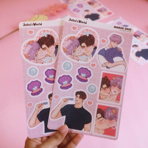 Anime Yaoi Stickers - Etsy Hong Kong