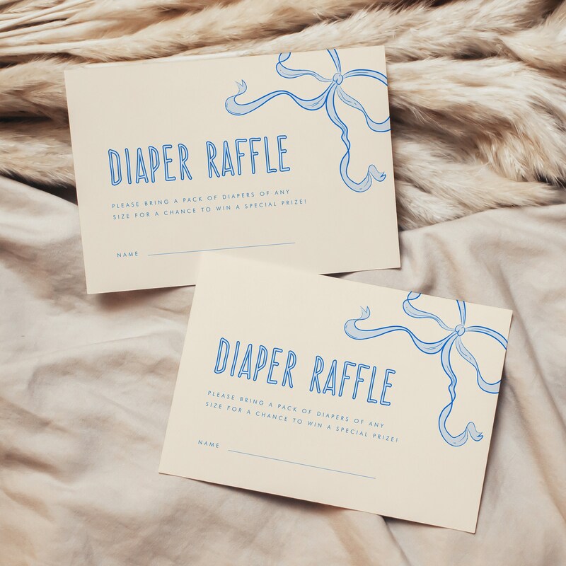 Blue Diaper Raffle - Etsy