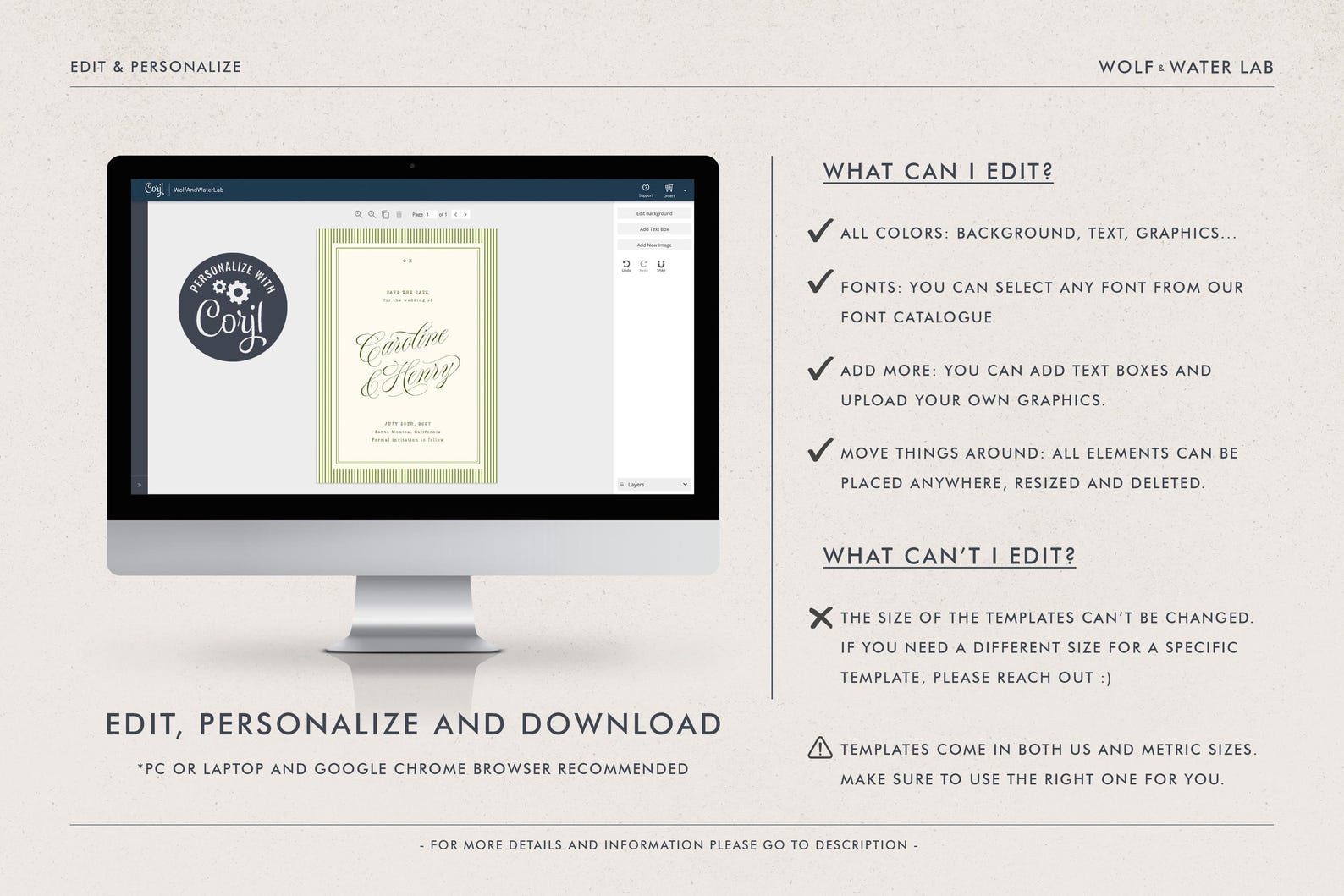 Retro Wedding Welcome Sign Template, Modern Vintage Welcome Sign ...