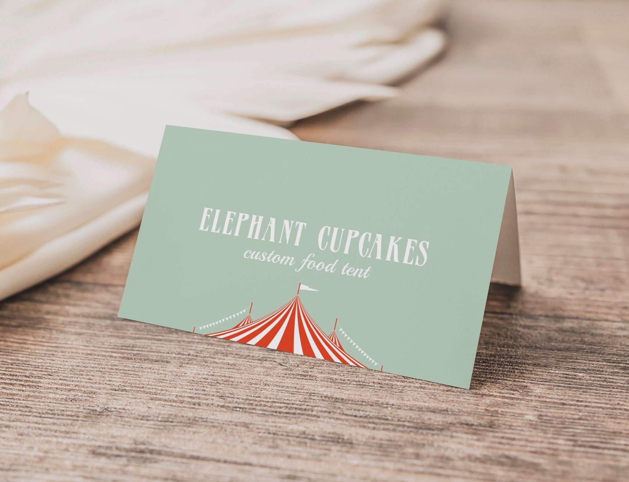 Circus Birthday Sign Template, Editable Circus Sign Template, Custom ...
