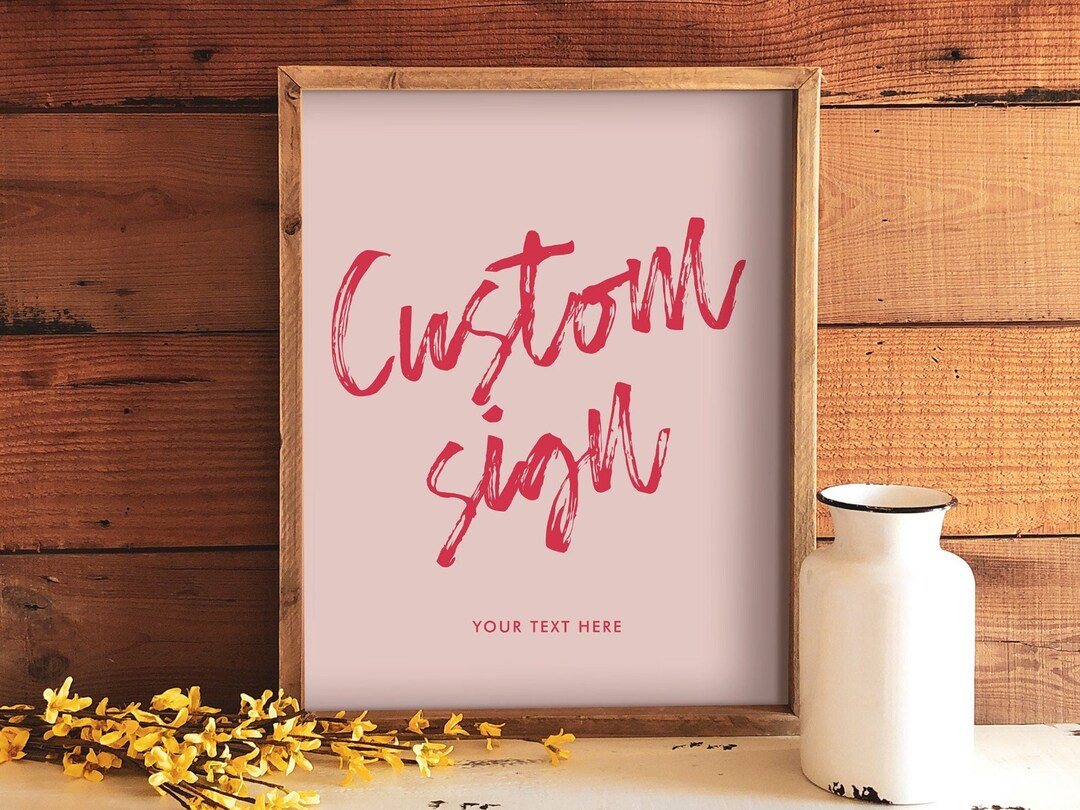 12th Birthday Custom Sign Template, Editable Pink Birthday Party Signs ...