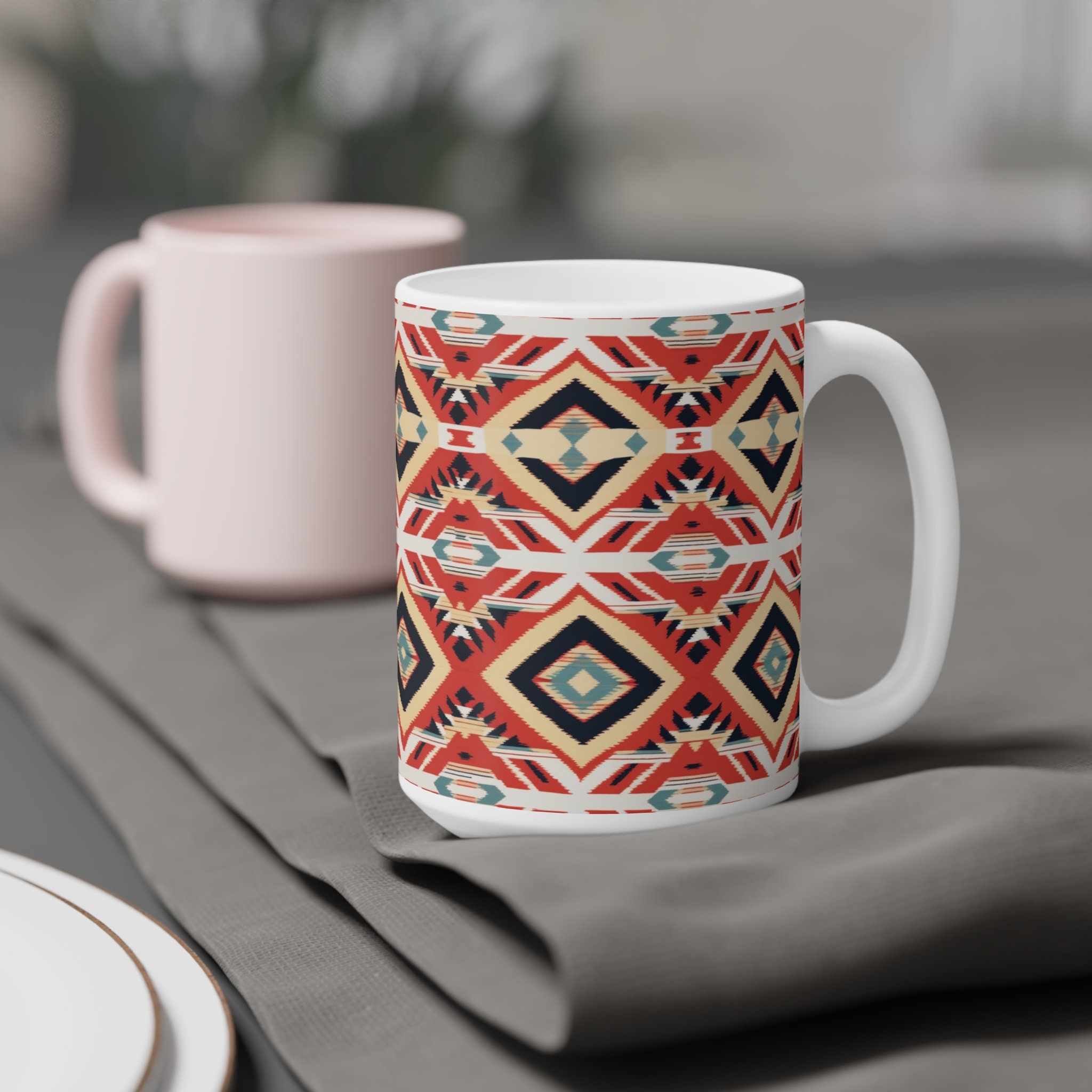 Navajo Collection Coffee Mug #2 (native American Navajo Weaving ...