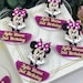 Uv-printed Acrylic Minnie Mouse Magnet, Minnie Mouse 1st Birthday Gift ...