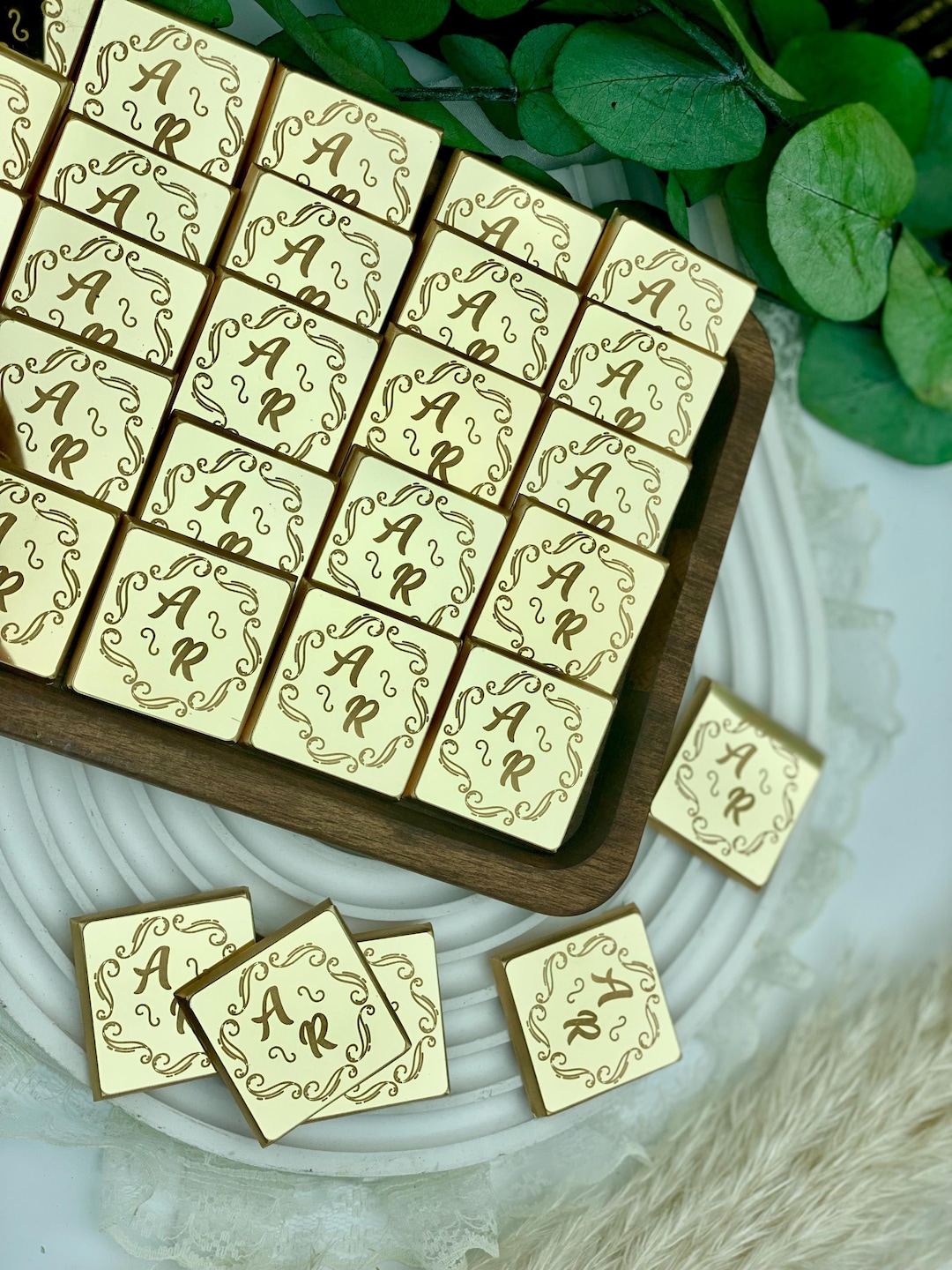 Luxury Wedding Chocolate Favors, Custom Engagement Gift, Nikkah ...