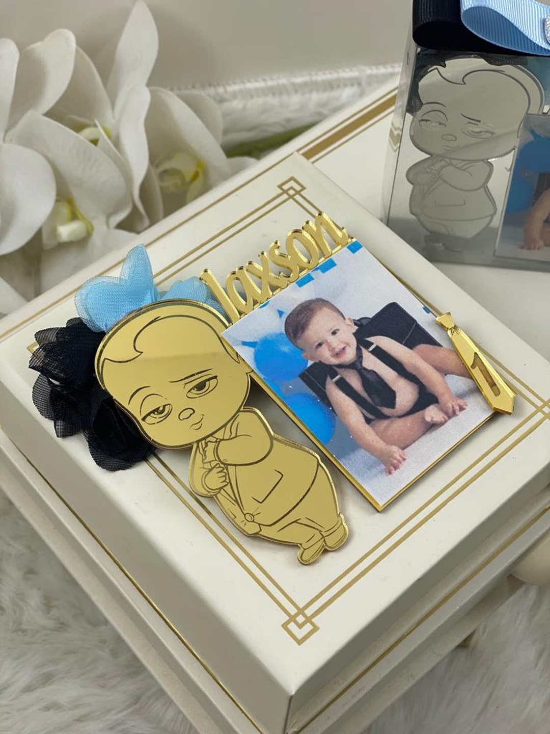 Personalized Baby Boss Photo Frame Boss Baby Boy First - Etsy