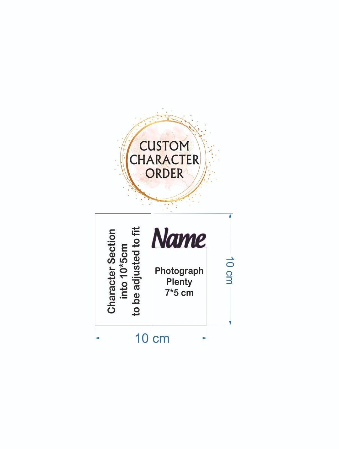 Custom Character Photo Frame Magnets Personalized 1st Birthday Gifts ...