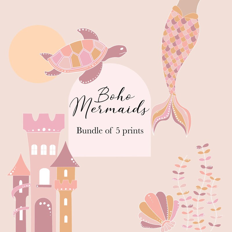 Mermaid Prints - Etsy