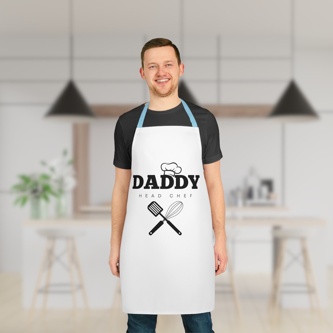 Daddy Head Chef Apron, BBQ Apron for Dad, Funny Gift for Dad, Gift for ...