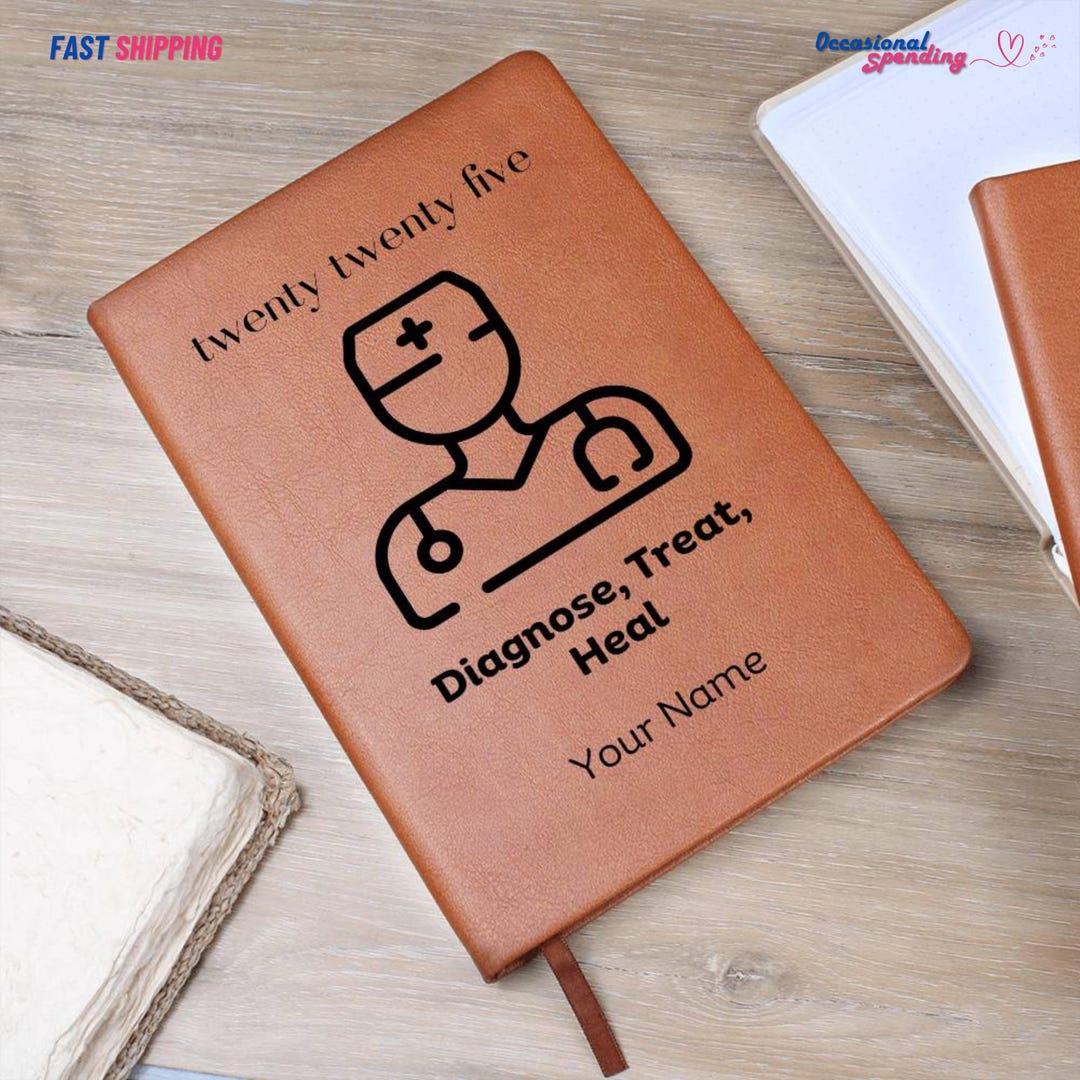 2025 Custom Doctors Notebook - Personalized Medical Journal for New ...