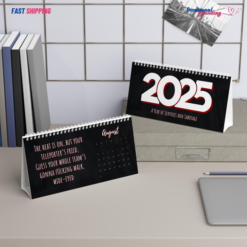 2025 TF2 Engineer Demotivational Quotes Desktop Calendar, Funny Gifts ...