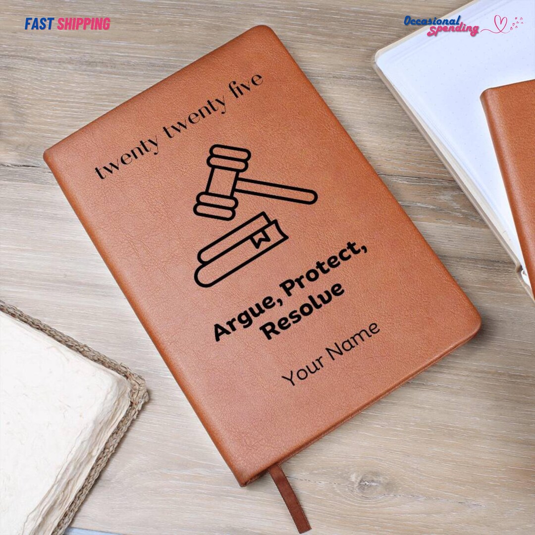 2025 Judge's Journal Personalized Notebook, Notary Journal New Year ...