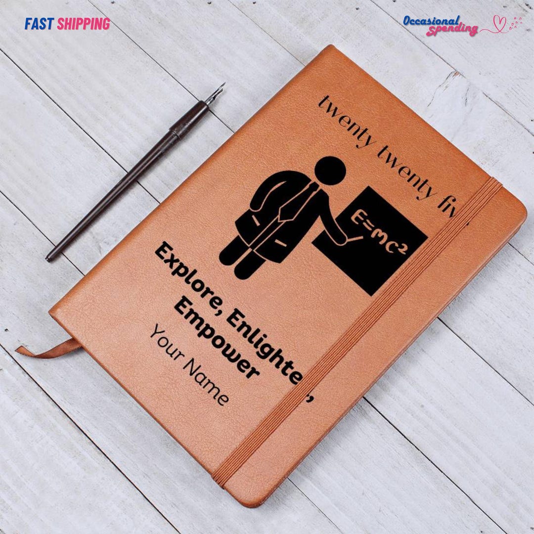 2025 Professor's Notebook Personalized Journal - Gift for Educators ...