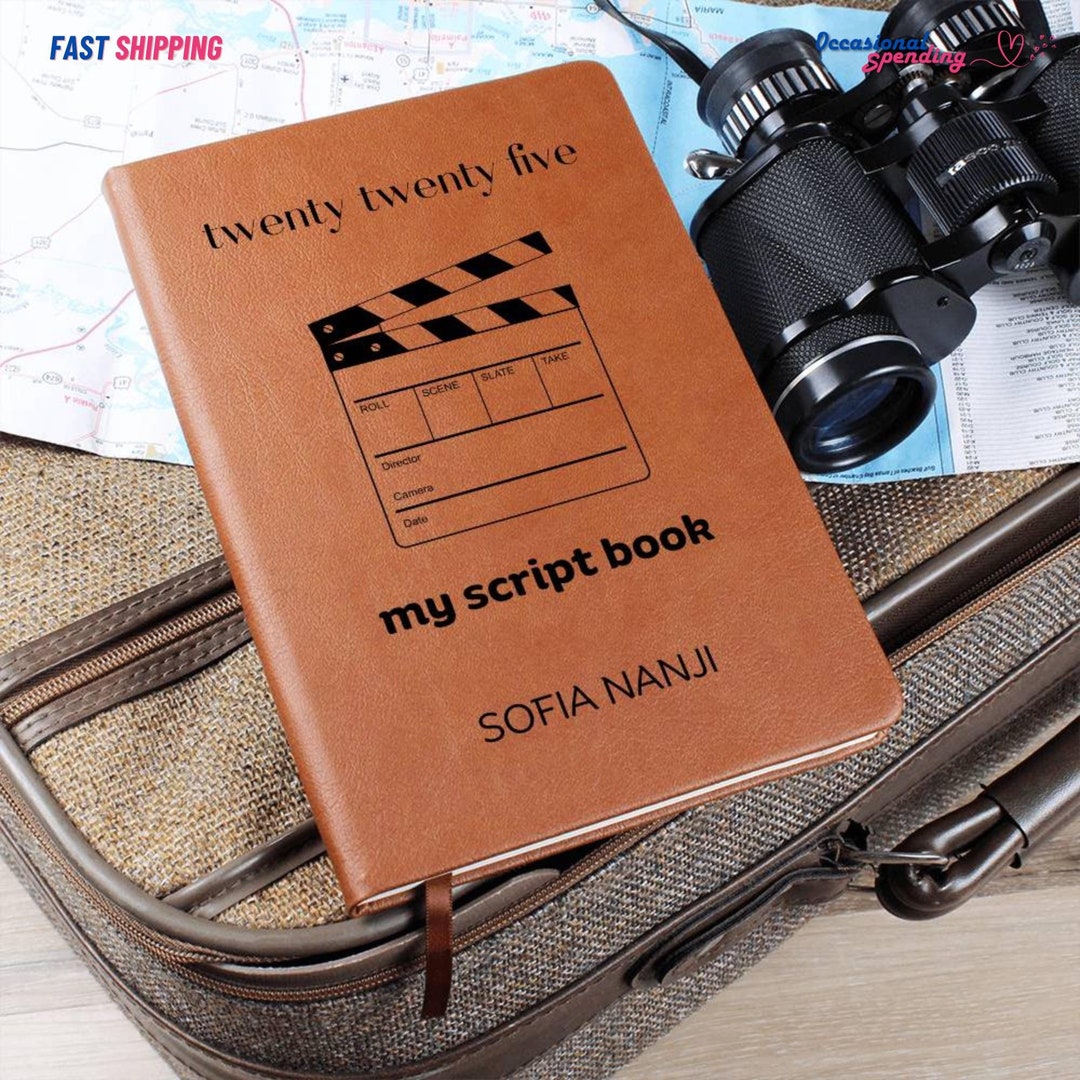 2025 Personalized Filmmaker's Scriptbook Journal, Film Journal, Gift ...
