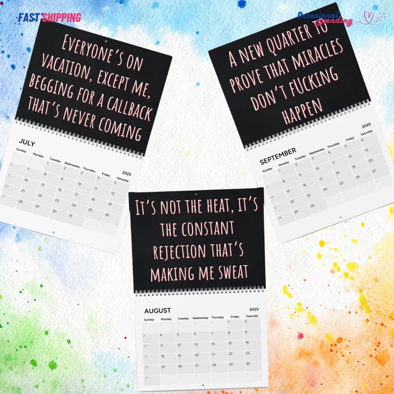 2025 Salesperson Demotivational Quotes Wall Calendar, Retail ...