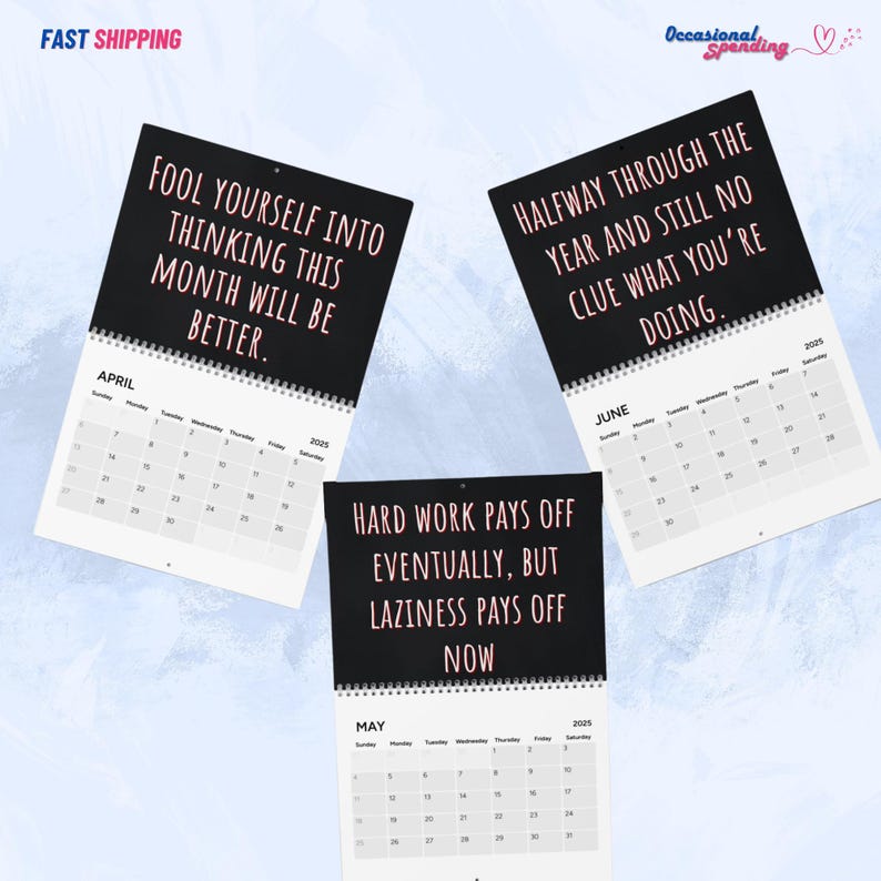 2025 Demotivational Quotes Wall Calendar, Office Gifts, Funny Gifts for ...