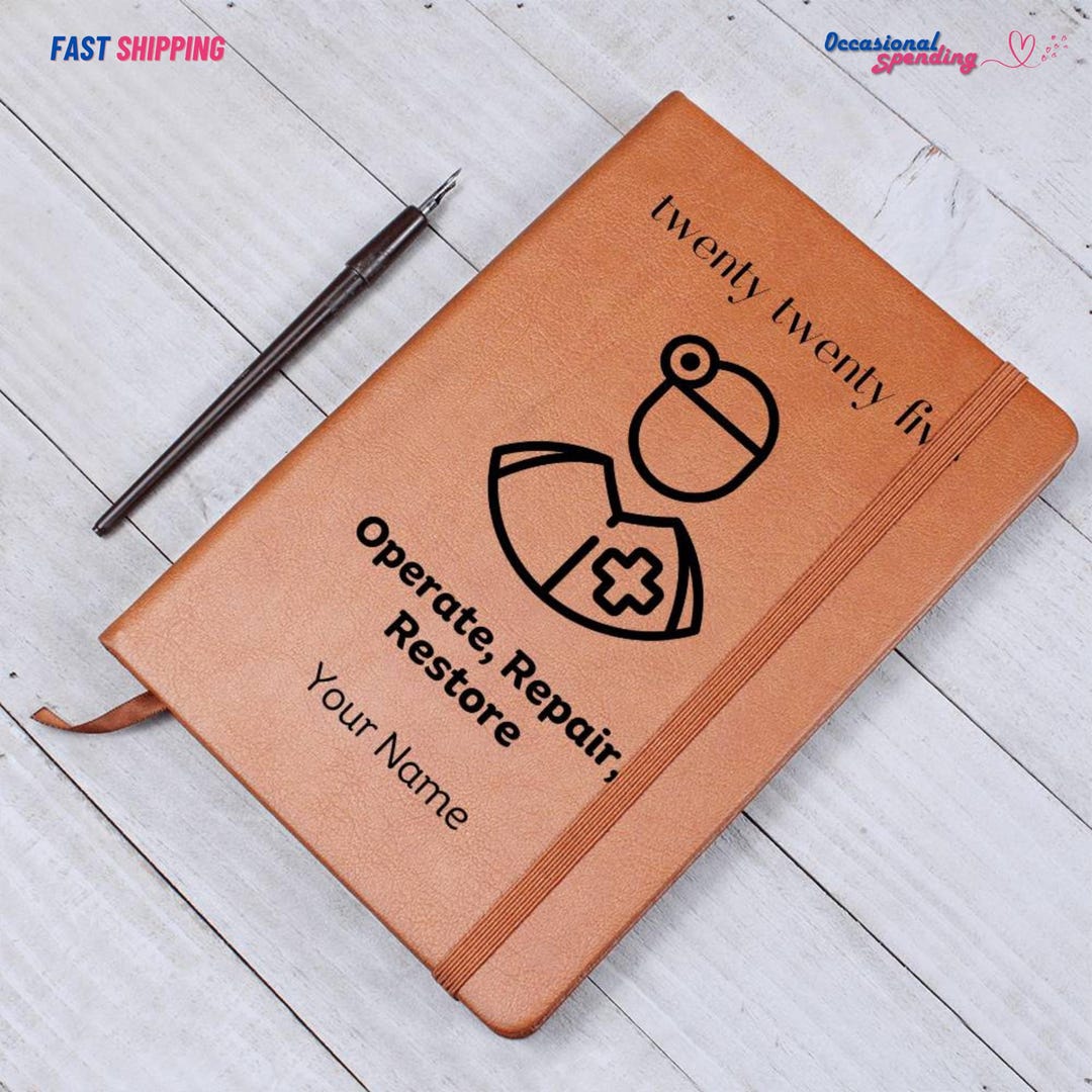 2025 Surgeon's Diary Personalized Journal - Custom Medical Notebook for ...