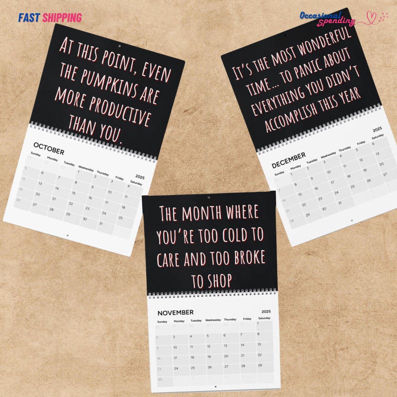 2025 Demotivational Quotes Wall Calendar, Office Gifts, Funny Gifts for ...