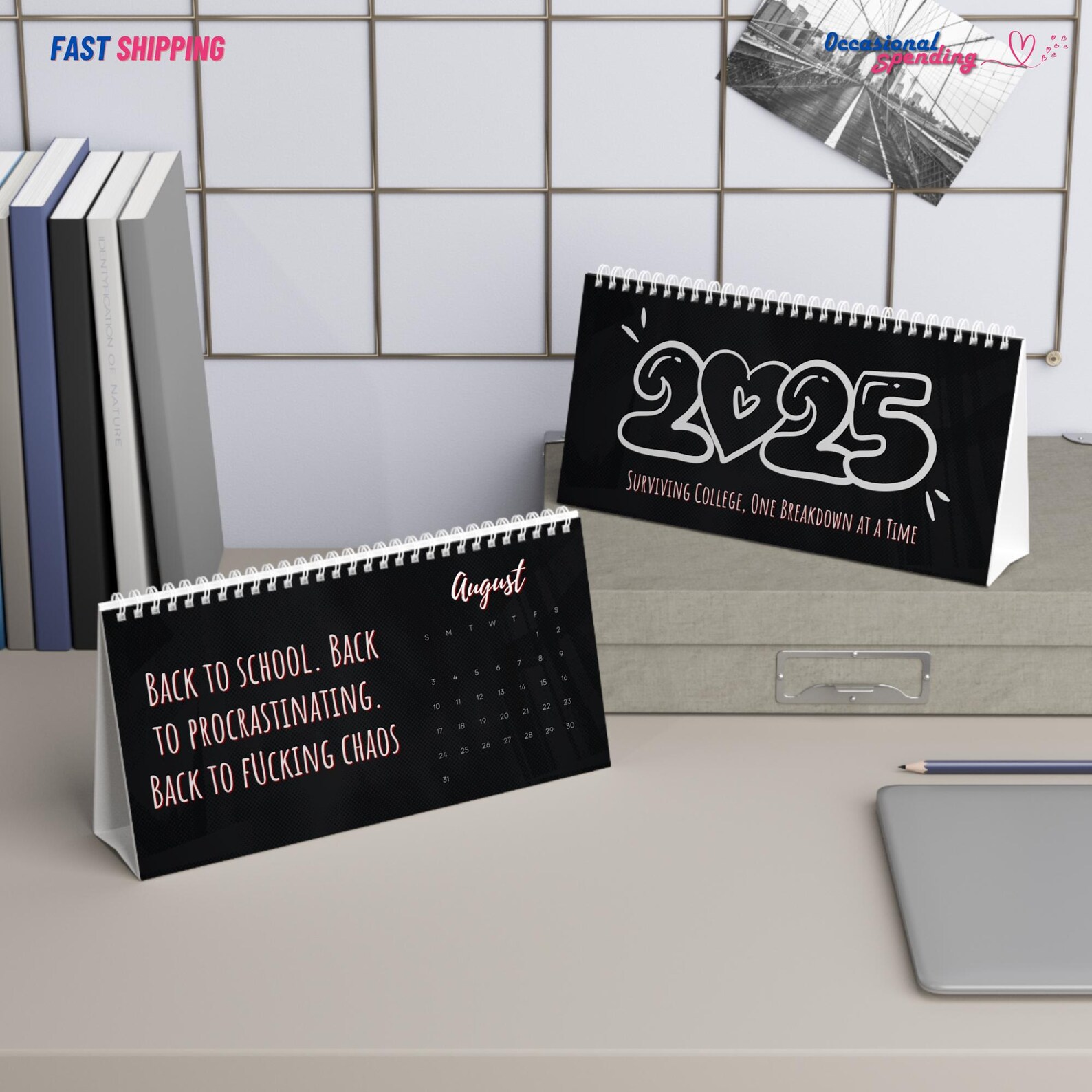 2025 College Students Demotivational Quotes Desktop Calendar, Student ...