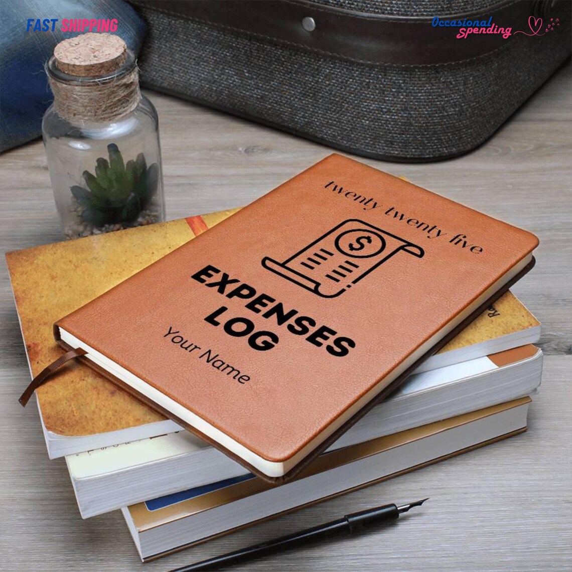 2025 Custom Business Expenses Journal, Personalised Small Business ...