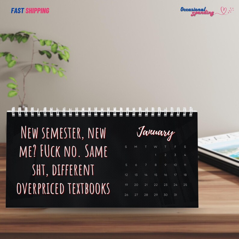 2025 College Students Demotivational Quotes Desktop Calendar, Student ...