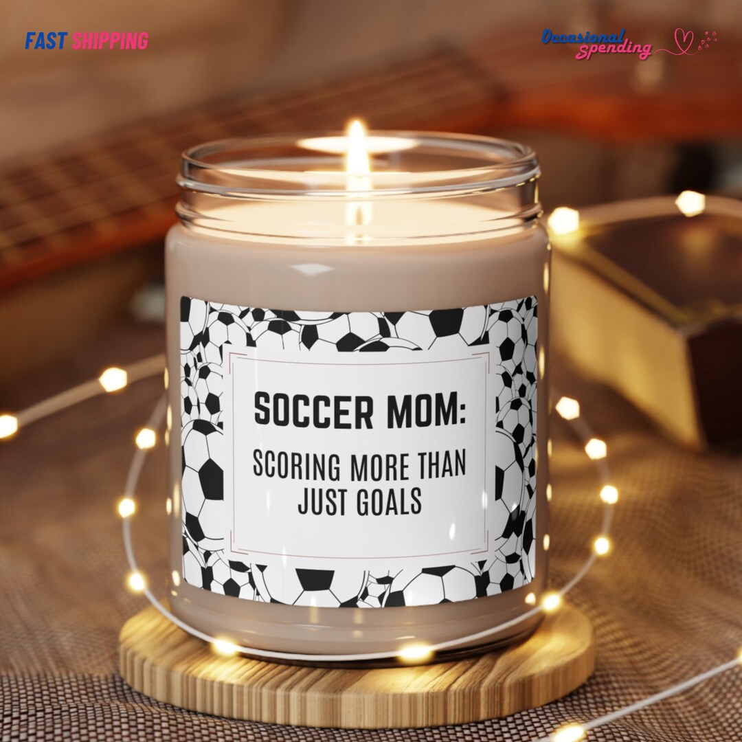 Soccer Mom Candle, Funny Sports Mom Candle, Mother's Day Gift, Gift for ...