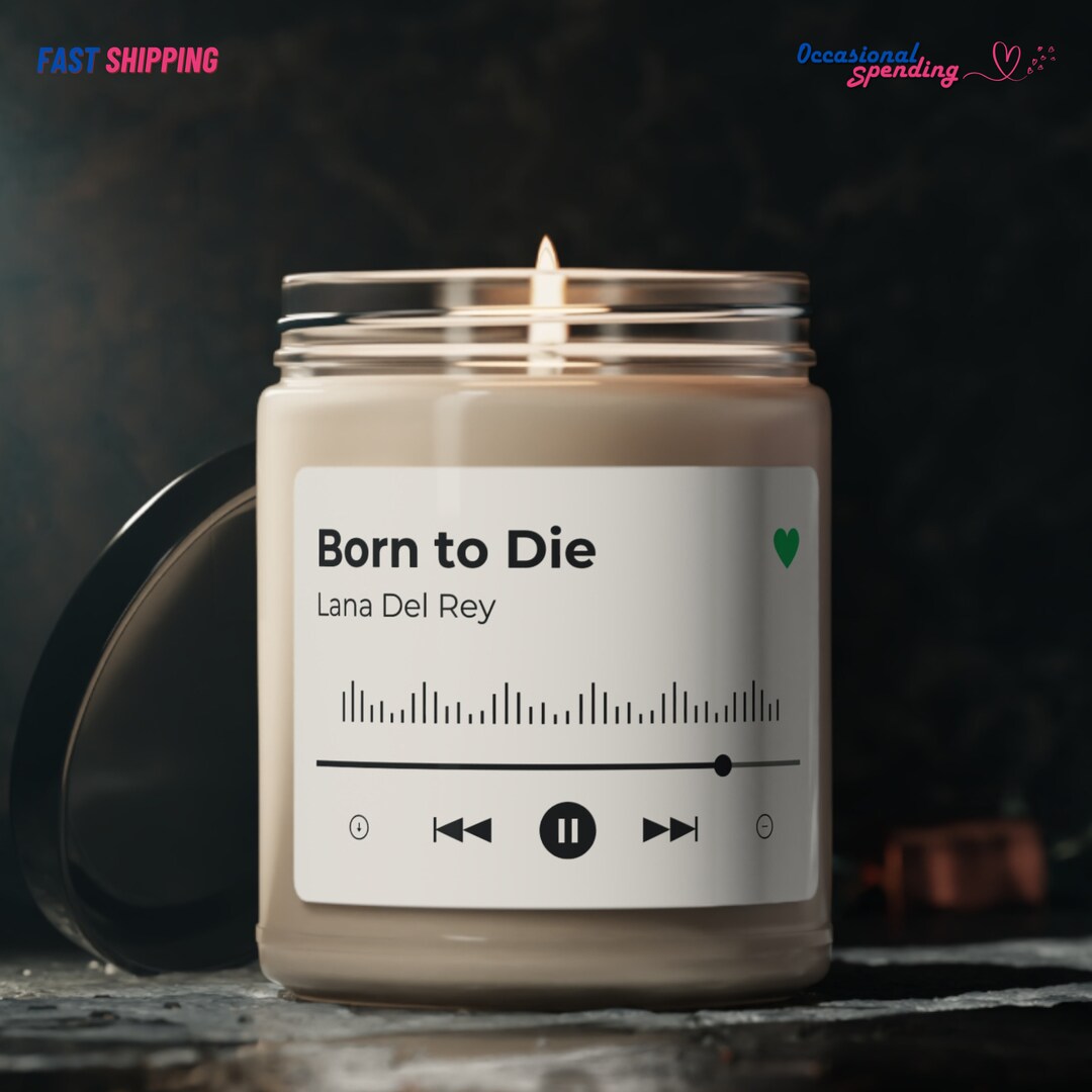 Lana Del Rey Candle, Born to Die Scented Candle, Lana Del Rey Gift ...