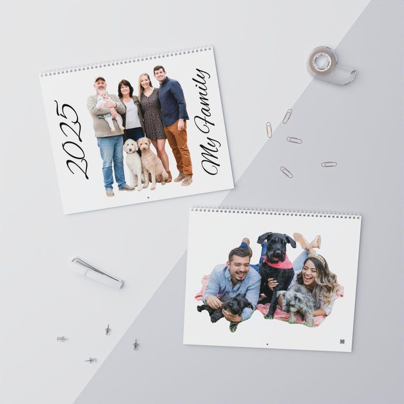 2025 Custom Pets Wall Calendars, 12 Photos 12 Months Calendar, 2025 ...