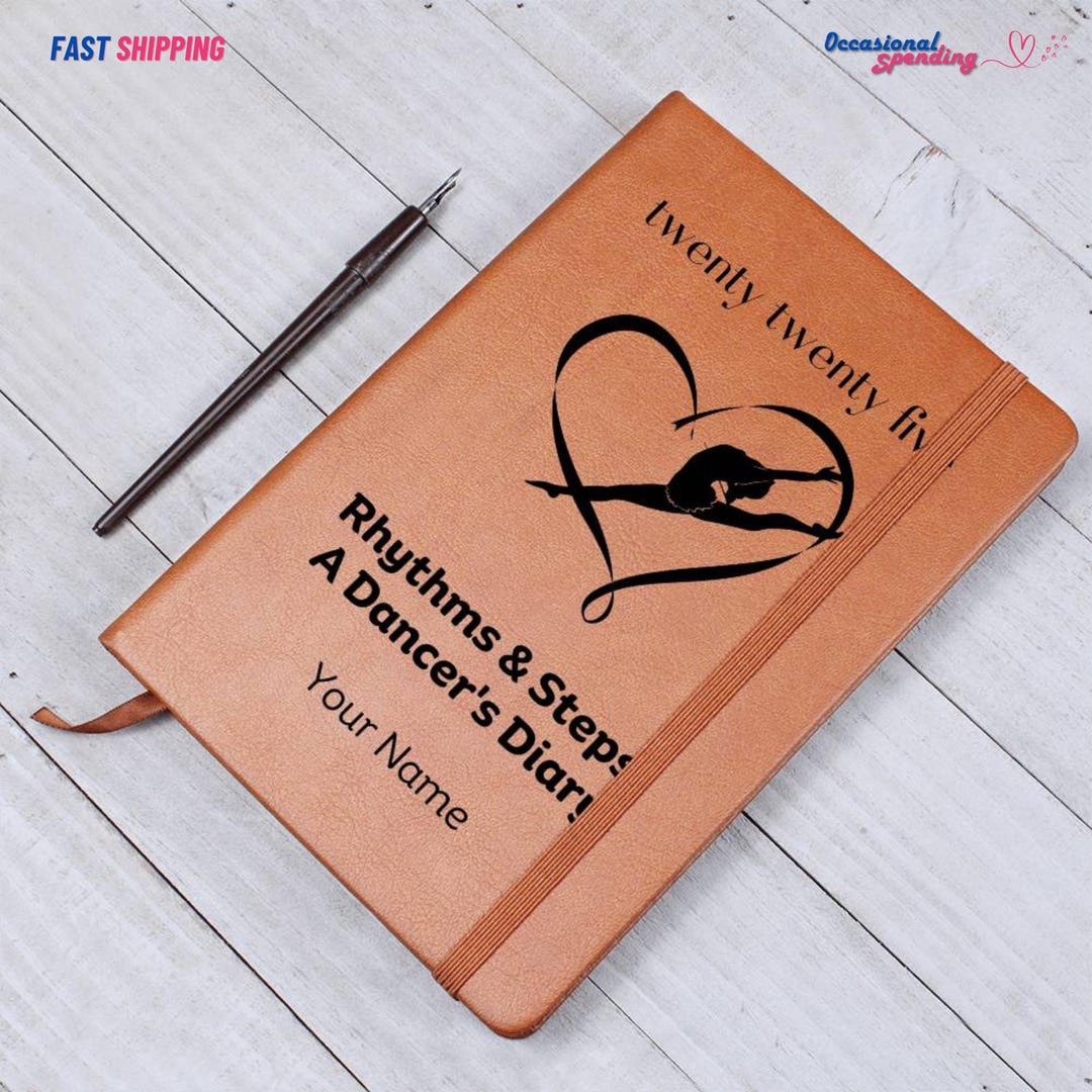 2025 Dancer's Diary Personalized, Gift for Dance Lover, Gift for Dancer ...