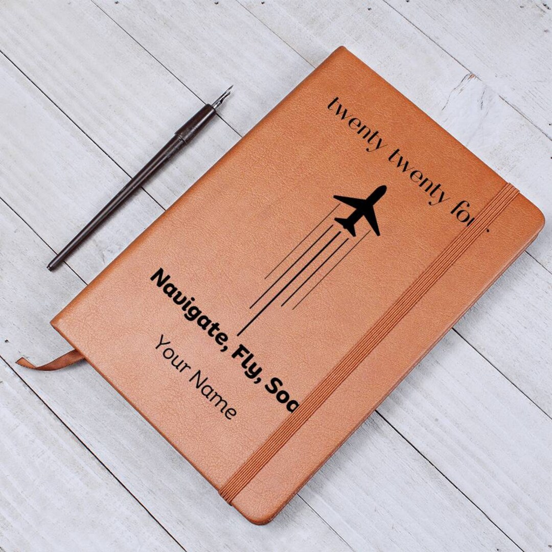 Pilot's Diary Personalised Journal Custom Pilot Boufriend Gift, Custom ...