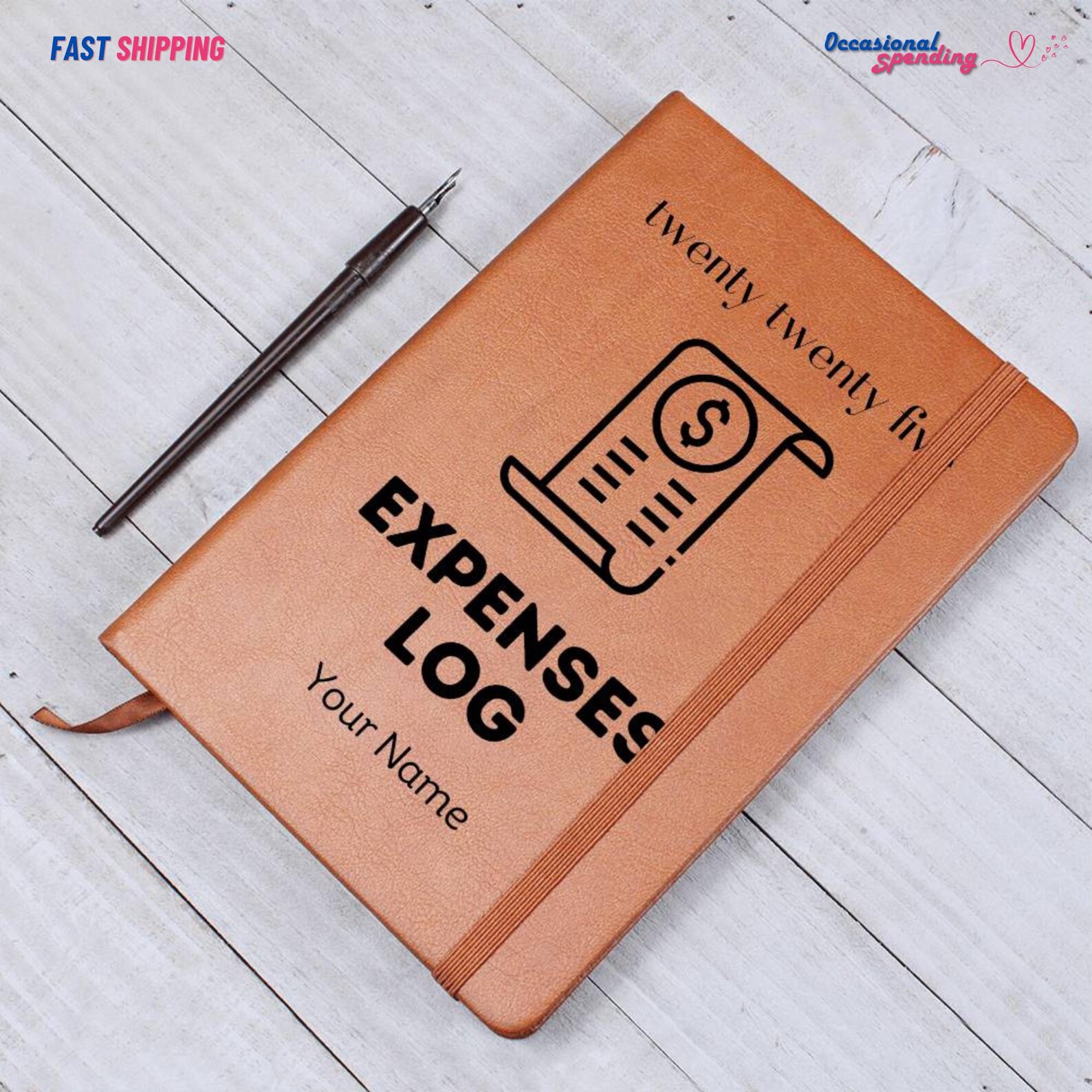 2025 Custom Business Expenses Journal, Personalised Small Business ...