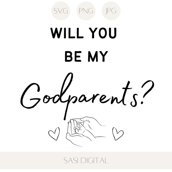Godparents Clipart - Etsy