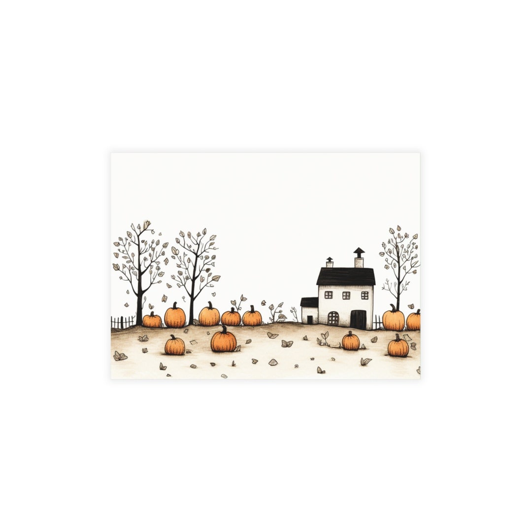 Fall Post Cards - Etsy
