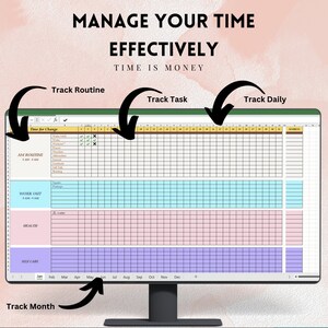 6 Types of Routine Tracker, Habit Tracker Spreadsheet Google Sheets ...