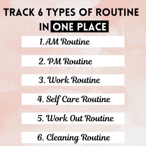 6 Types of Routine Tracker, Habit Tracker Spreadsheet Google Sheets ...