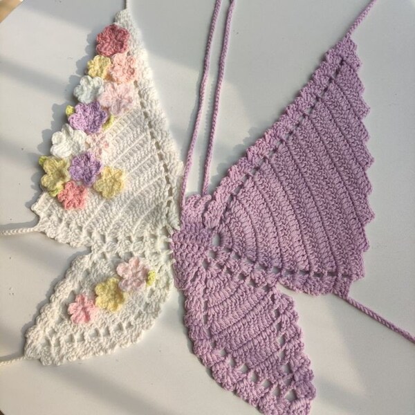 Crochet Butterfly Top - Etsy