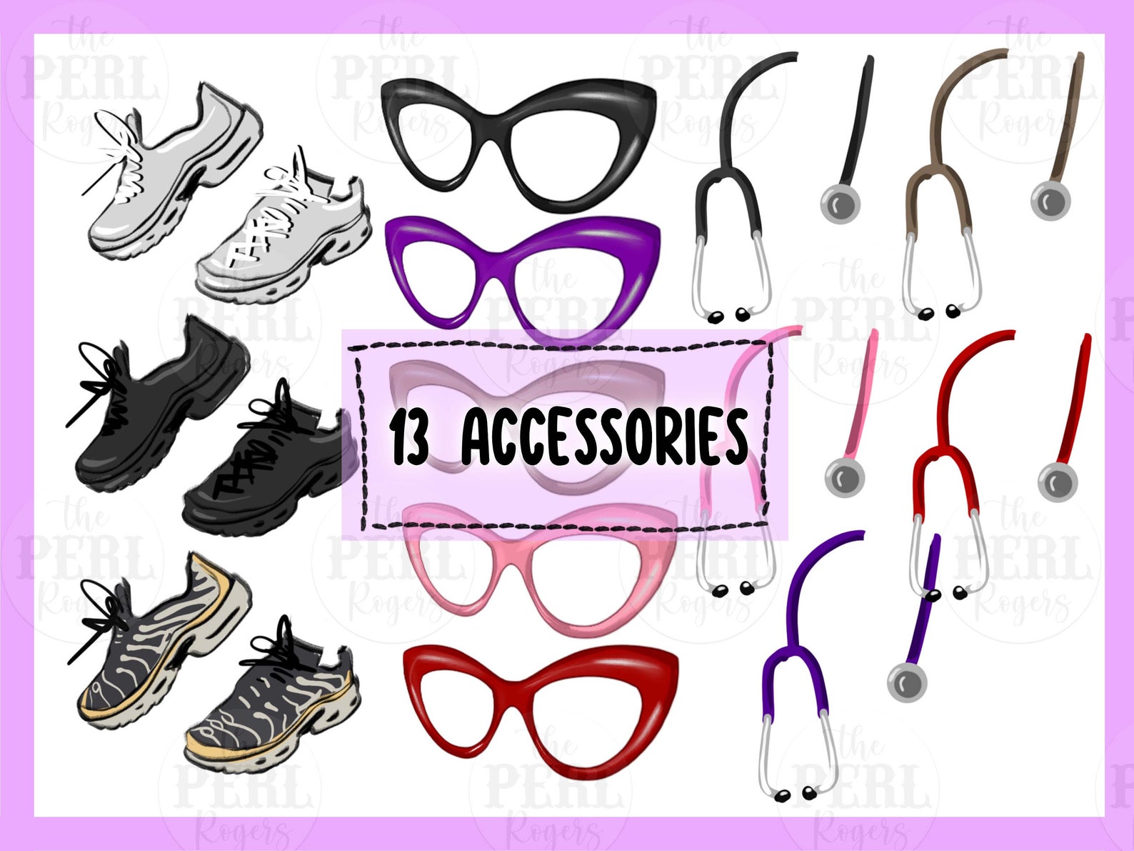 Nurse Clipart Set Medical Clipart Nurse Clipart Bundle - Etsy Australia