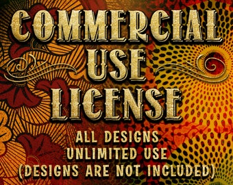 Whole Shop Designs Commercial Use License, Commercial Use License for ...