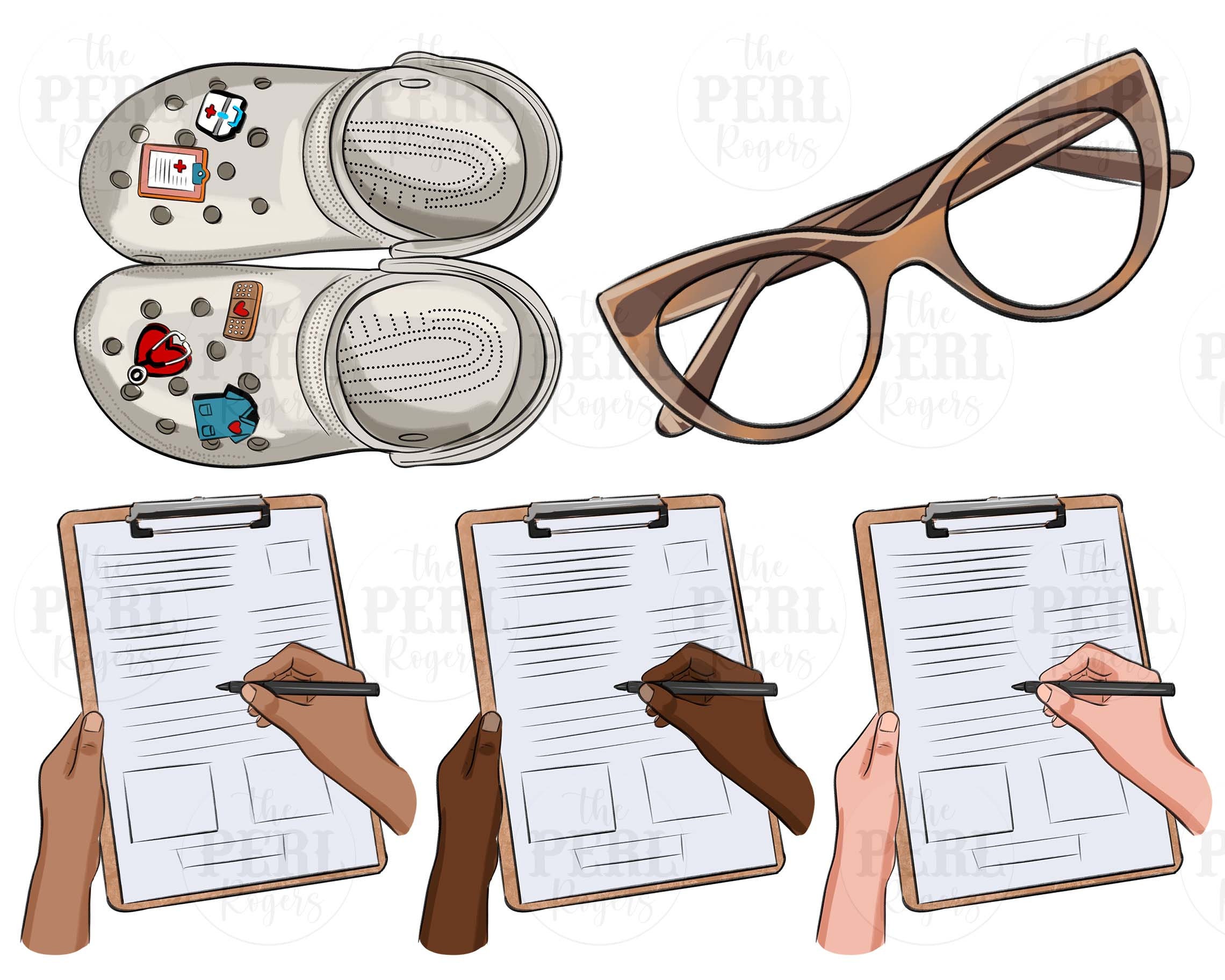 Nurse Clipart Set Medical Clipartnurse Clipart - Etsy Australia