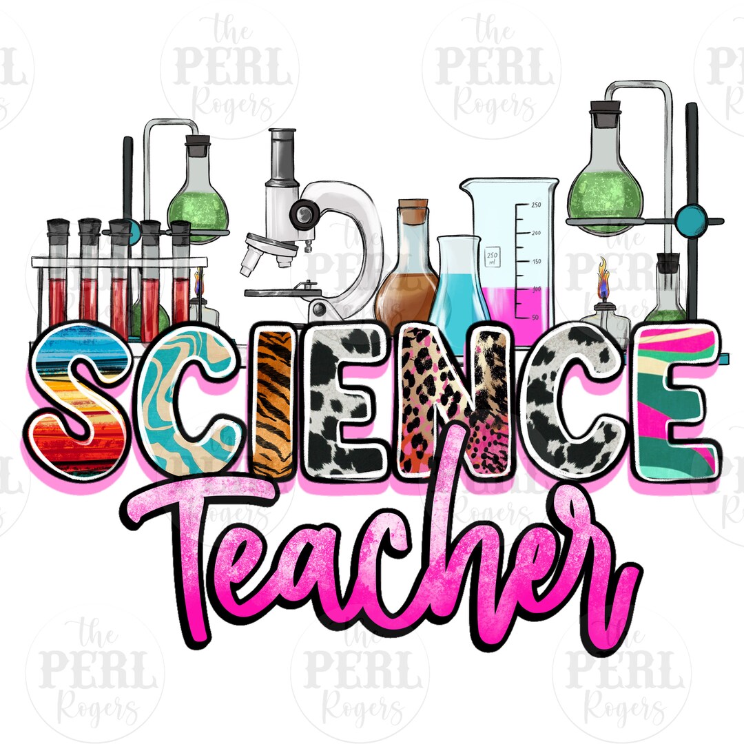 Science Teacher Laboratory Png Sublimation Design Download, Back to ...